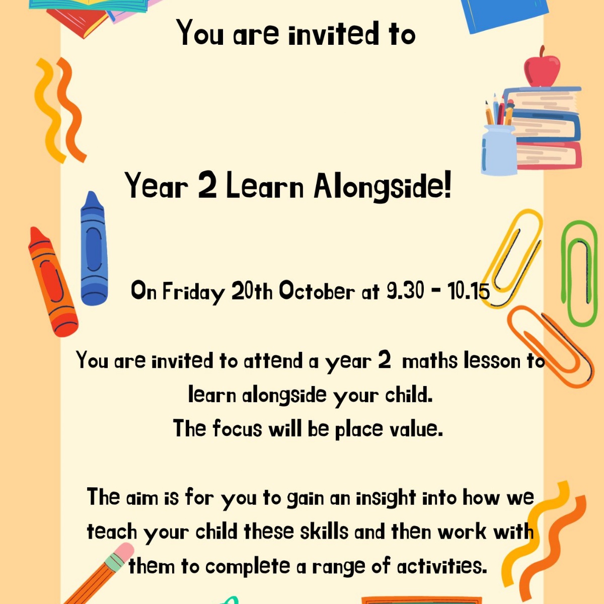 Year 2 Learn Alongside - Vale View Primary School